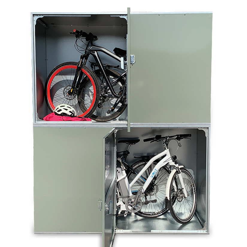 Warrior 4 Horizontal Ultra-Secure Bike Locker (Fully Assembled) – Spearhead